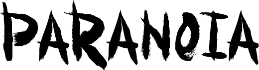 Paranoia font | Fonts2u.com