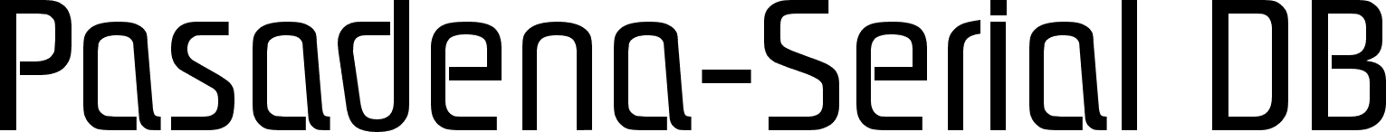 Pasadena-Serial-Regular DB font | Fonts2u.com