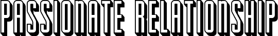 Passionate Relationship Regular font