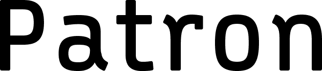 Patron-Medium font