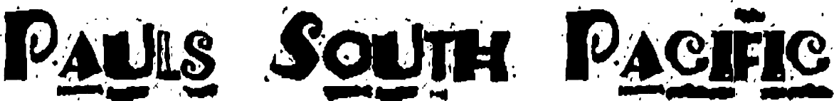Pauls South Pacific font