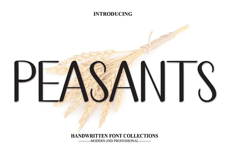 Peasants font | Fonts2u.com