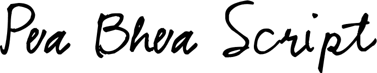 Pea Bhea Script font | Fonts2u.com