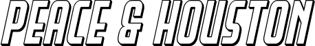 Peace & Houston Bold Italic font | Fonts2u.com