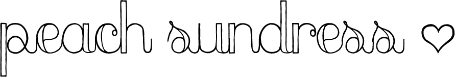 peach sundress ~ font | Fonts2u.com