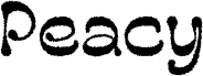 Peacy Demo Regular font | Fonts2u.com