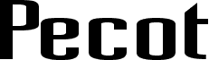 Pecot font | Fonts2u.com