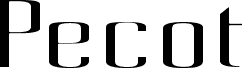 Pecot font | Fonts2u.com