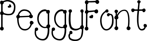 PeggyFont Light font | Fonts2u.com