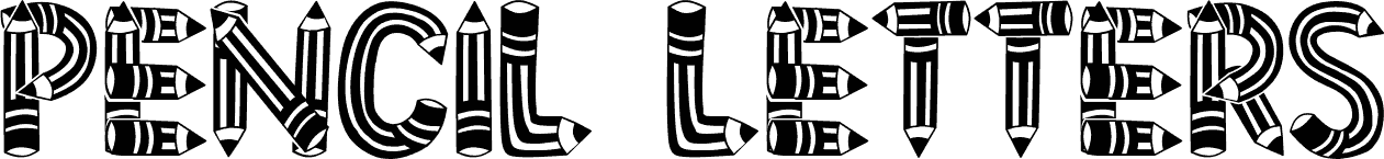 Pencil Letters Regular font | Fonts2u.com