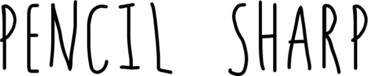 PENCIL SHARP font | Fonts2u.com