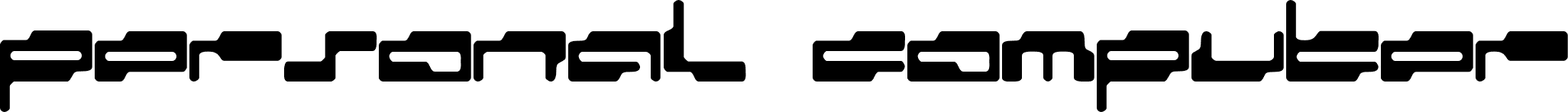 personal computer font | Fonts2u.com