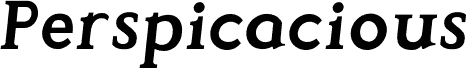 Perspicacious Bold font | Fonts2u.com