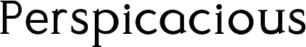 Perspicacious Light font | Fonts2u.com