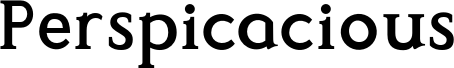 Perspicacious Bold font | Fonts2u.com