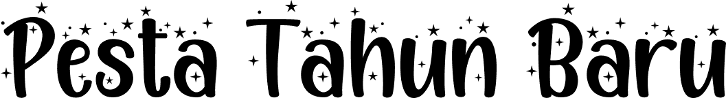 Pesta Tahun Baru font