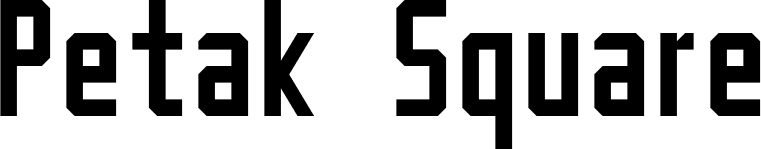 Petak Square Regular font | Fonts2u.com