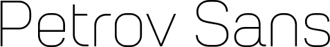 Petrov Sans Bold font | Fonts2u.com
