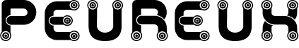Peureux Hollow Extravagant Regular font