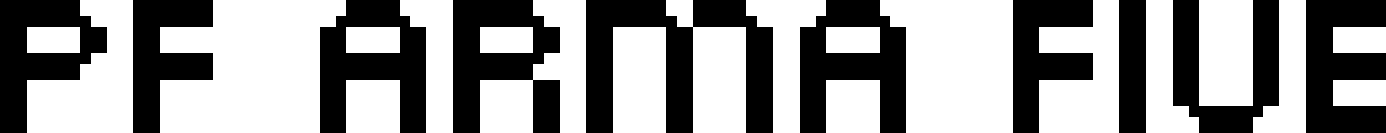 PF Arma Five font | Fonts2u.com