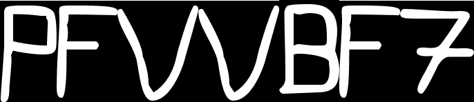 Pf_veryverybadfont7 Inverted font | Fonts2u.com