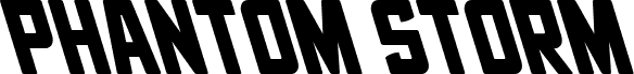 Phantom Storm Expanded font