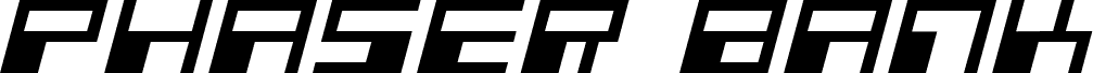 Phaser Bank Pro font