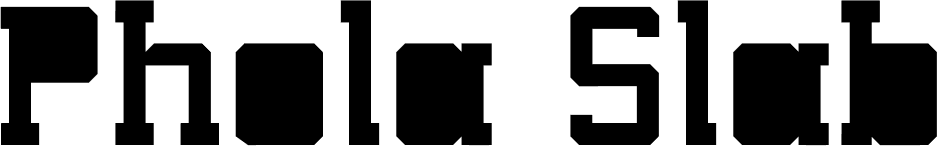 Phola Slab Solid Clean Demo font | Fonts2u.com