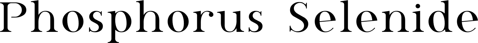 Phosphorus Selenide font | Fonts2u.com