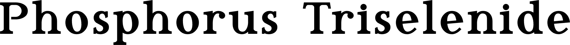Phosphorus Triselenide font | Fonts2u.com