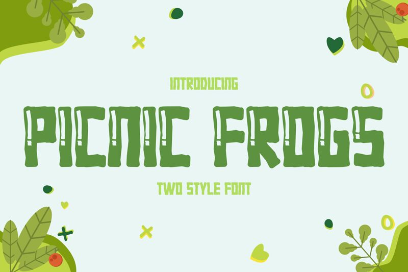 Picnic Frogs font