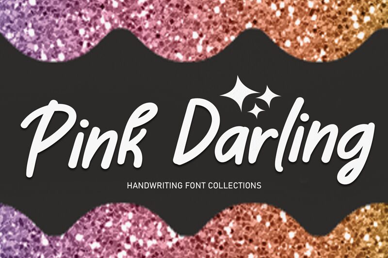 Pink Darling font | Fonts2u.com
