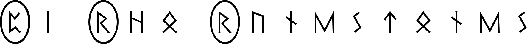 Pi Rho Runestones font | Fonts2u.com