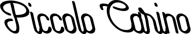 Piccolo Carino Un Tilted font | Fonts2u.com