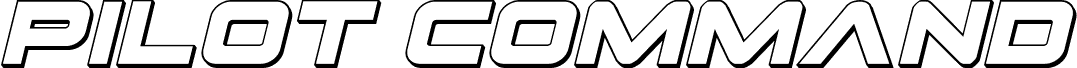 Pilot Command Gradient 2 font