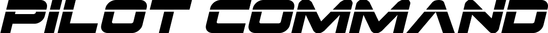Pilot Command Gradient 2 Ital font