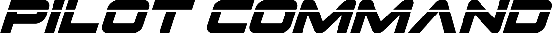 Pilot Command Outline font
