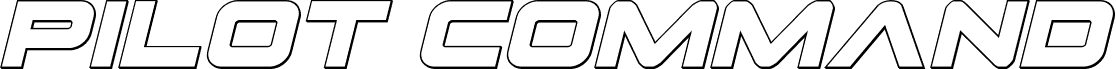 Pilot Command Outline font