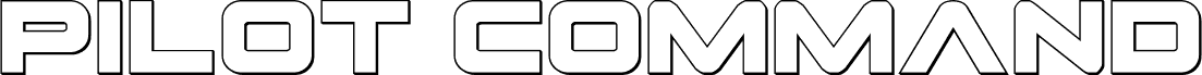 Pilot Command Outline Italic font