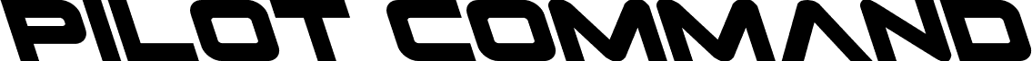 Pilot Command Outline font
