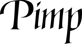 Pimp font
