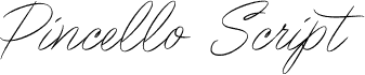 Pincello Script PERSONAL USE Regular font | Fonts2u.com
