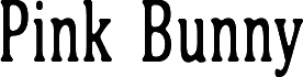 Pink Bunny font | Fonts2u.com