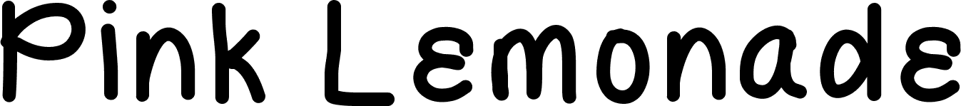 Pink Lemonade font