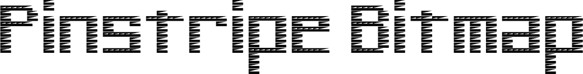 Pinstripe Bitmap Regular font | Fonts2u.com