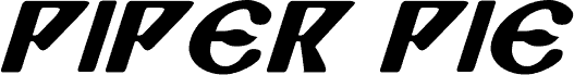 Piper Pie Expanded font | Fonts2u.com
