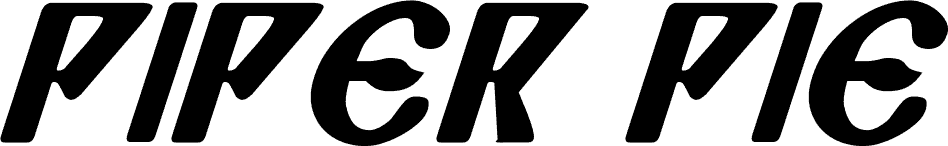 Piper Pie Bold Italic font