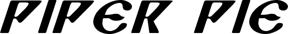 Piper Pie font | Fonts2u.com
