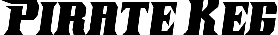 Pirate Keg font