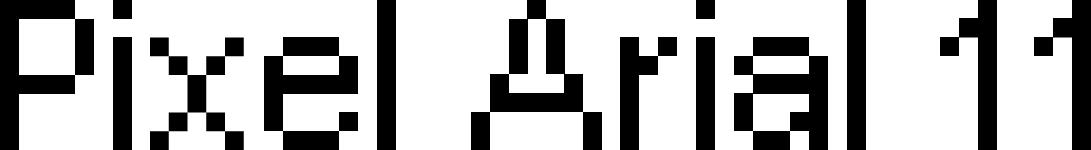 Pixel Arial 11 fuente